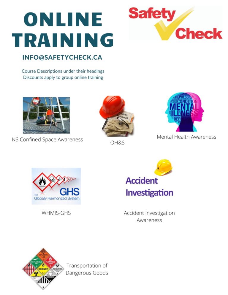 Safety Check | Occupational Health & Safety Training Services